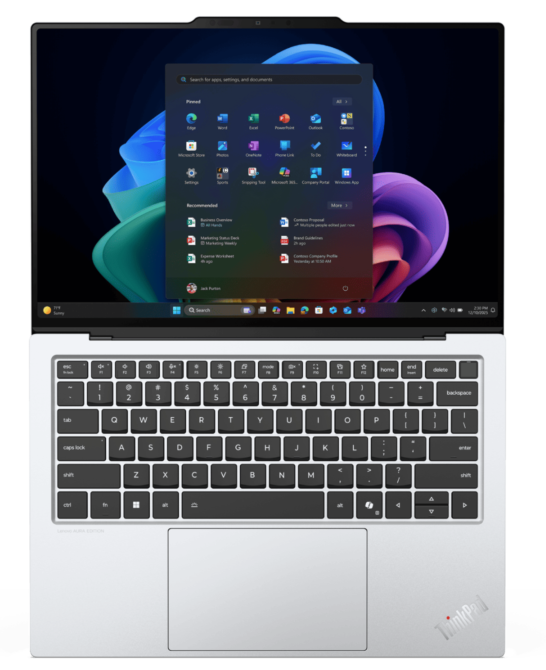 ThinkPadから「白」登場 | ThinkPad X9 Aura Edition | レノボ・ジャパン | レノボ・ ジャパン